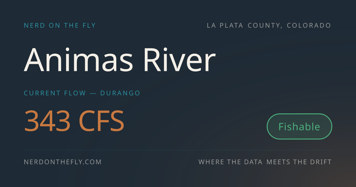 Animas River Fly Fishing Conditions | Nerd on the Fly